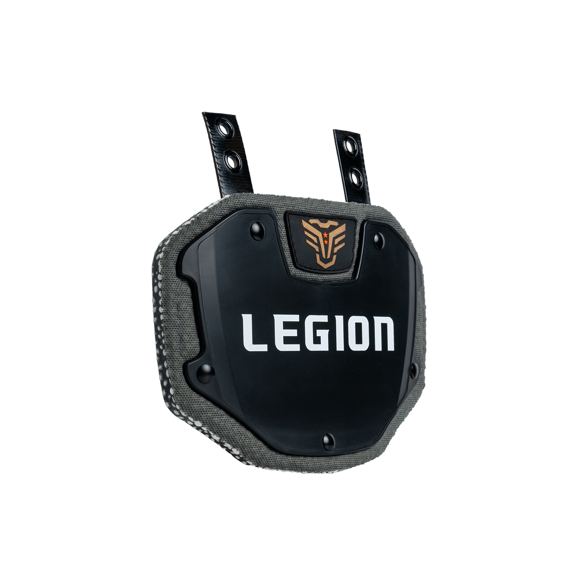 M-50 Football Back Plate Black + Gold + Orange