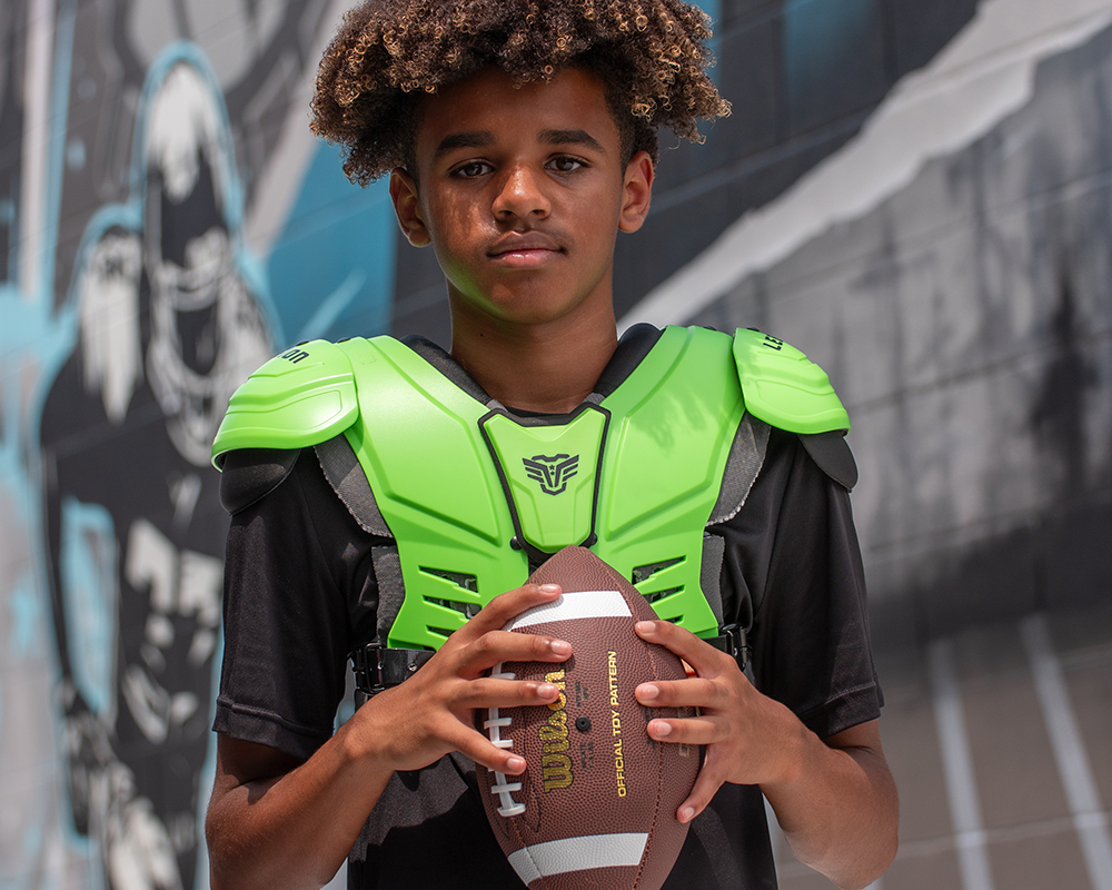 M-80 Youth Highlight Football Shoulder Pads - Limited Edition